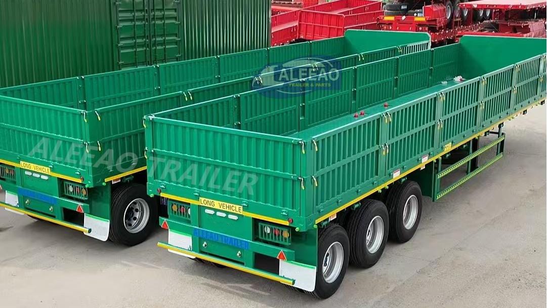 Drop Side Tri Axle Trailer - aleeaovehicle.com