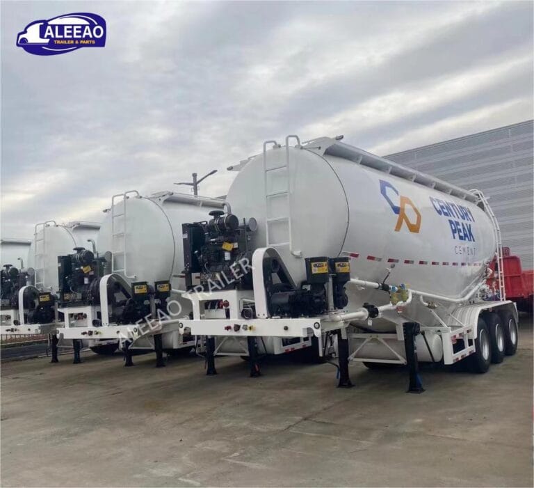 3 Axle 45cbm Cement Bulker Trailer - aleeaovehicle.com