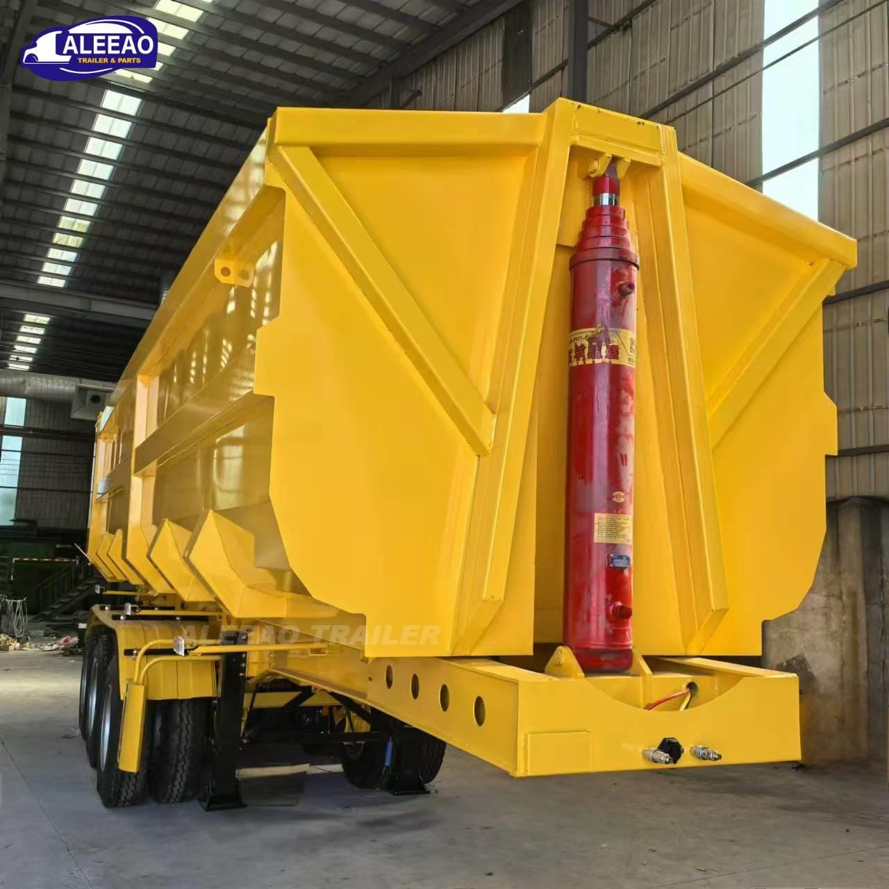 3 Axle End Dump Semi Trailers - aleeaovehicle.com